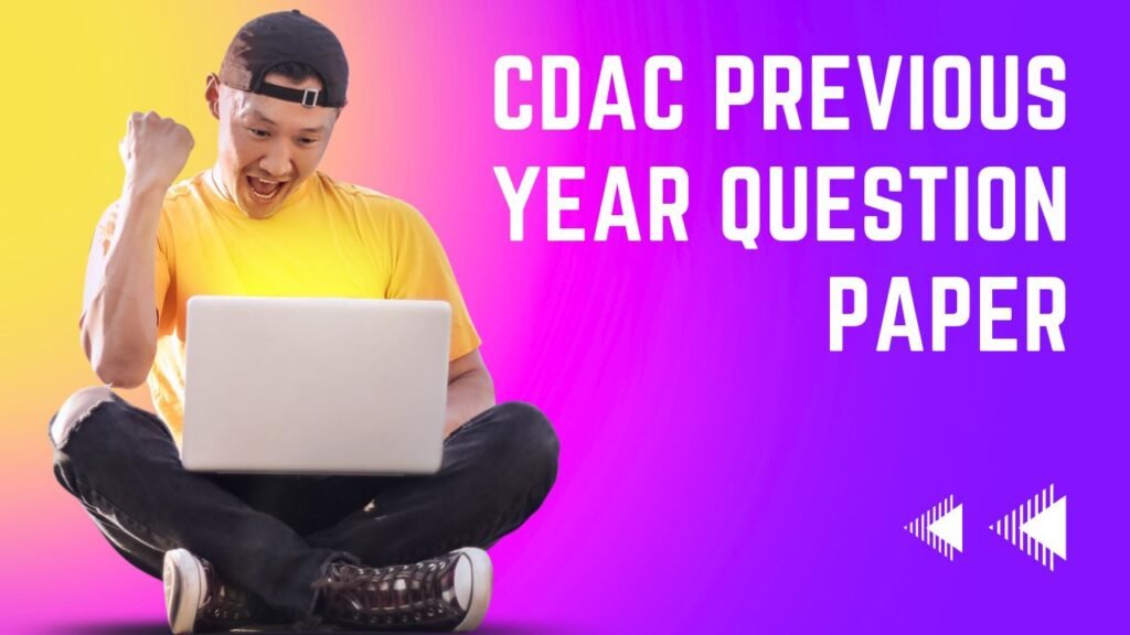 CDAC Previous Year Question Paper PDF